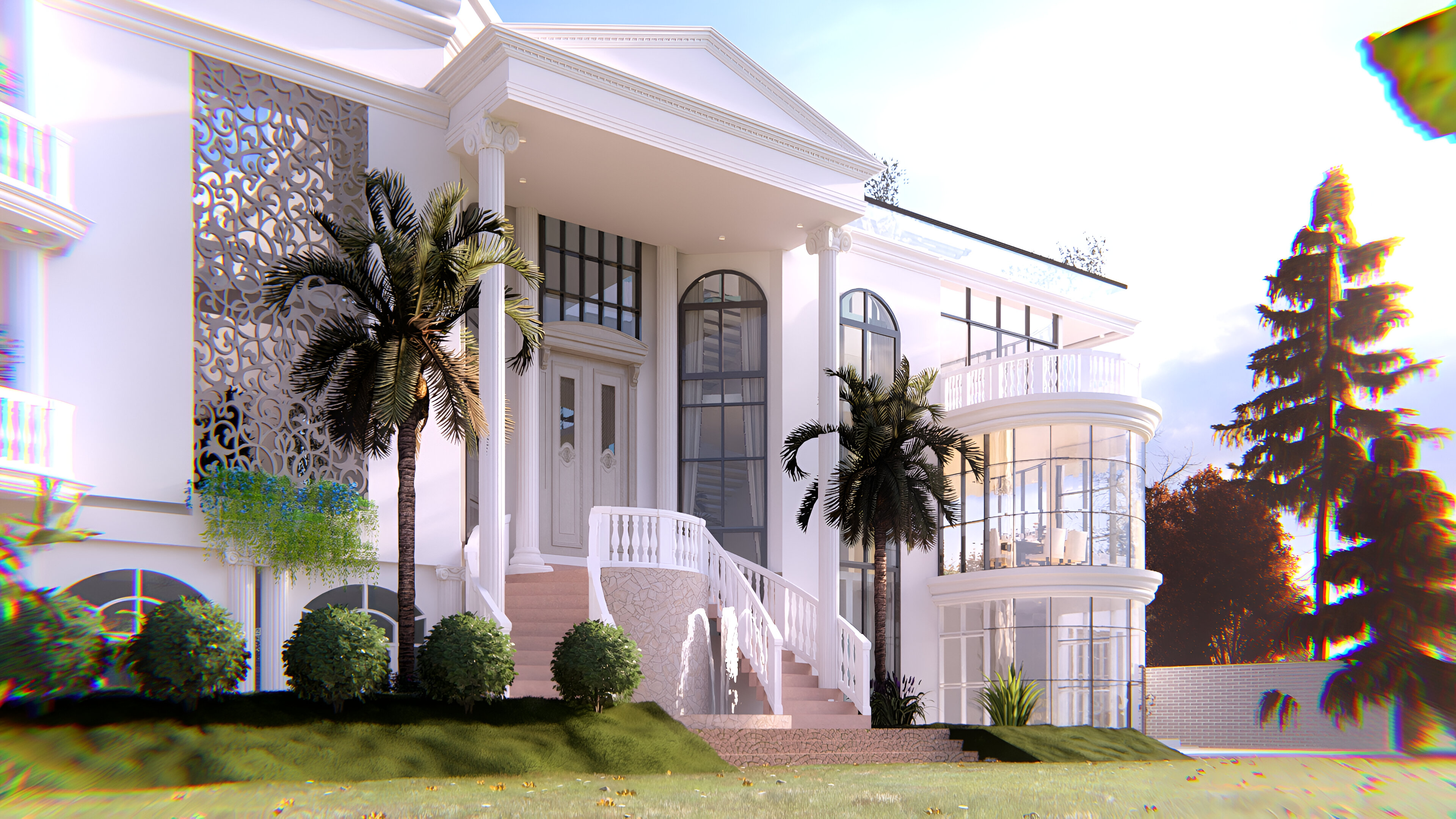 A Grand European Style Palace